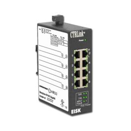 Contemporary Controls EISK8-GT - Skorpion Unmanaged Switch, DIN Rail ...