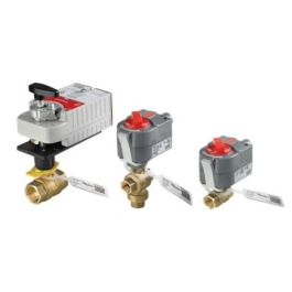 Honeywell VBN2F108.00PX+MS8105A1130+FSC - Ball Valve Assembly, 2 Way, 2 ...