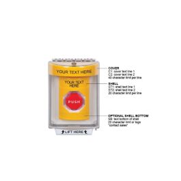 STI SS2232ZA-EN - Emergency Push Button, Yellow | Cochrane Supply