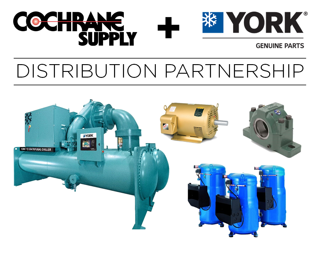 Cochrane Supply agrees to distribution partnership with YORK® | Cochrane Supply